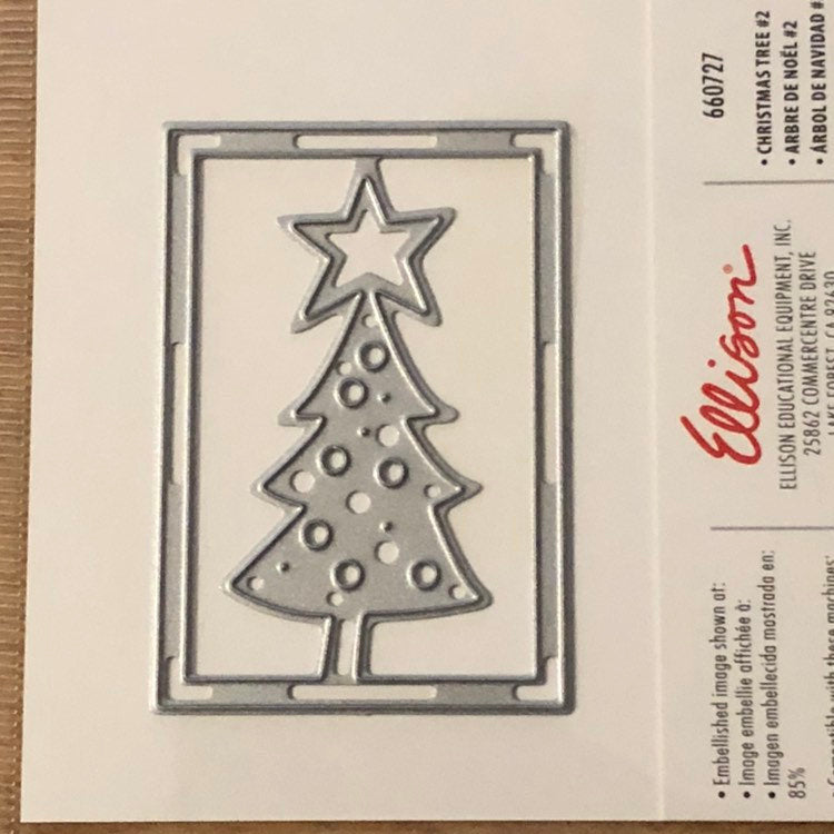 Christmas Tree Sizzix Thinlits Die By Debi Potter 660727 – NGB Crafts and Supplies