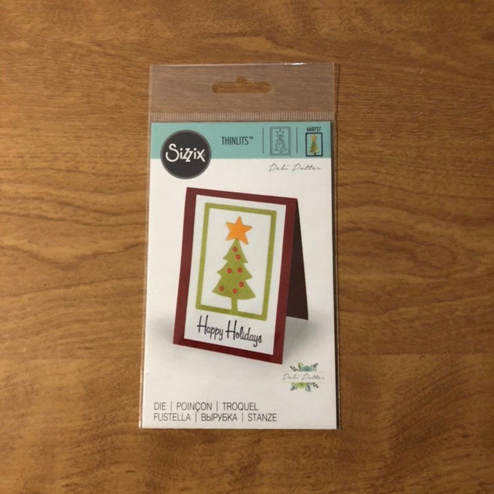 Christmas Tree Sizzix Thinlits Die By Debi Potter 660727 – NGB Crafts and Supplies